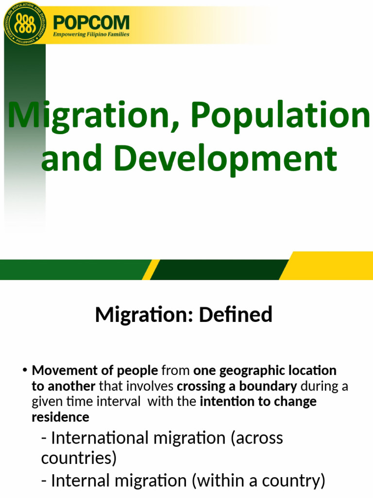 Philippine Migration Insights | PDF | Human Migration | Immigration