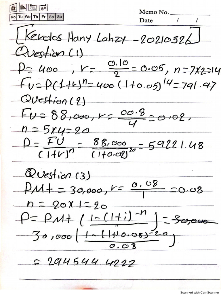 Math 2 Assignment | PDF