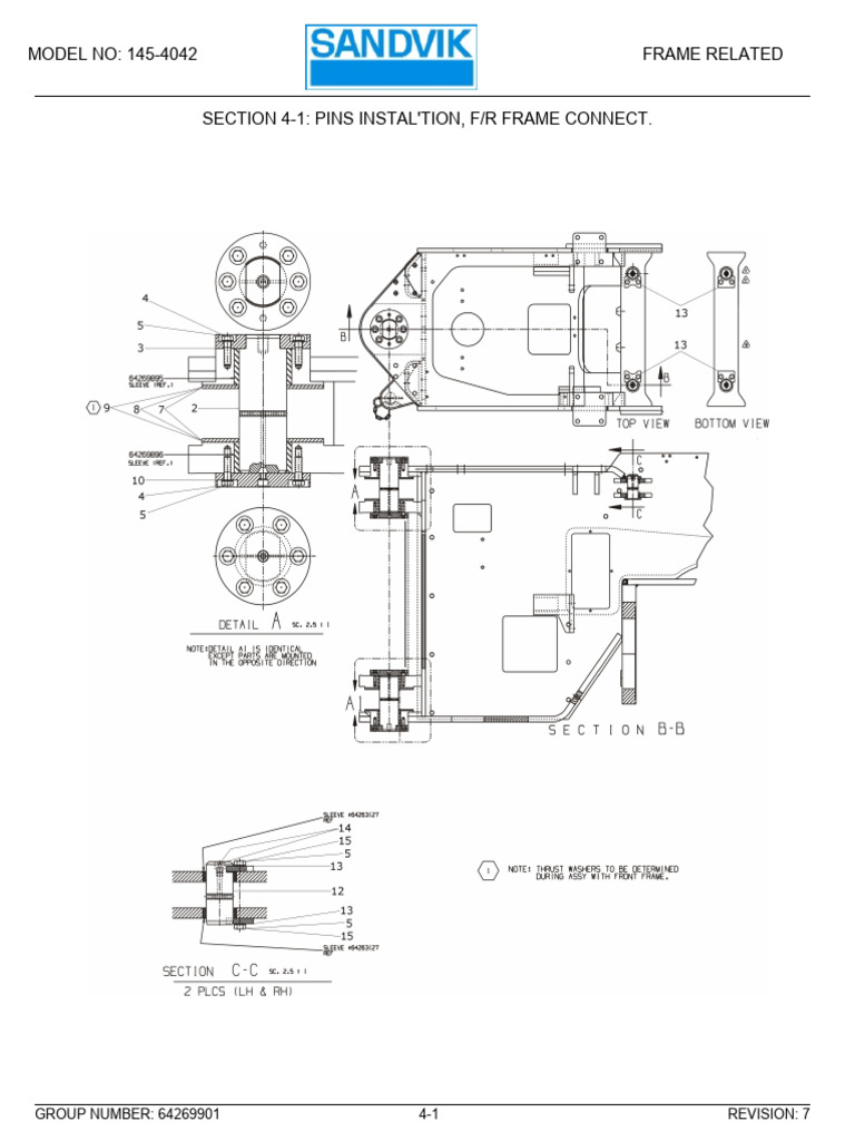 Frame Parts Installation Guide 145-4042 | PDF | Washer (Hardware ...