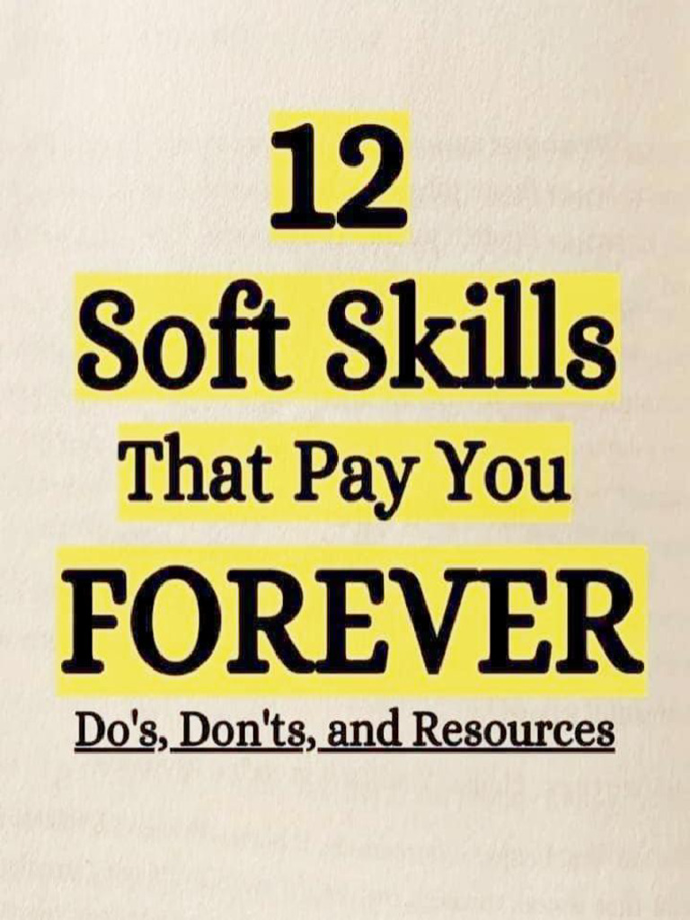 12 Soft Skills That Pay You Forever | PDF