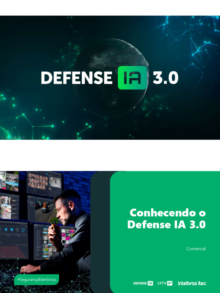 Conhecendo Defense IA - Intelbrás | PDF | Servidor (informática) | Bancos de dados