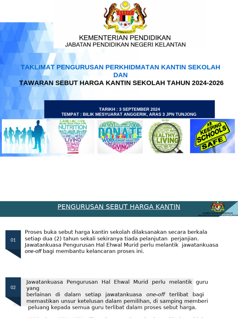 Sebut Harga Kantin 2023 | PDF