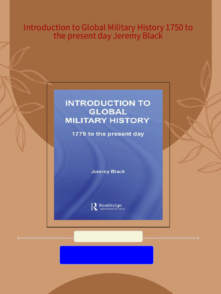 PDF Introduction To Global Military History 1750 To The Present Day ...