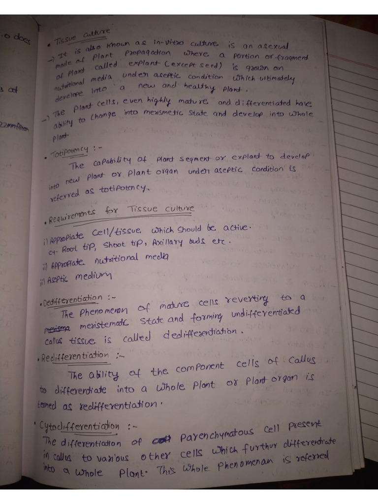 biotechnology notes | PDF