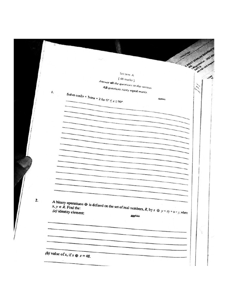 Elective Mathematics Text | PDF