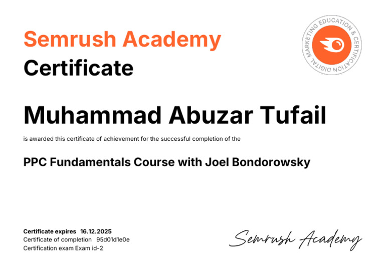 Muhammad Abuzar Tufail 2 | PDF