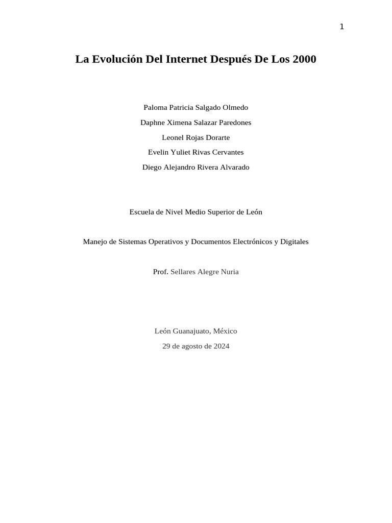 Evolución del Internet desde 2000 | PDF | Internet | Red mundial