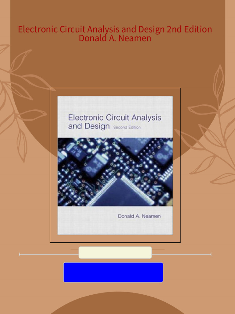 Instant Access to Electronic Circuit Analysis and Design 2nd Edition ...