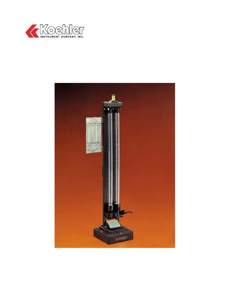 K13009 Saybolt Chromometer | PDF | Safety | Laboratories