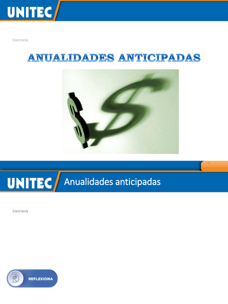 Anualidades anticipadas | PDF | Economias