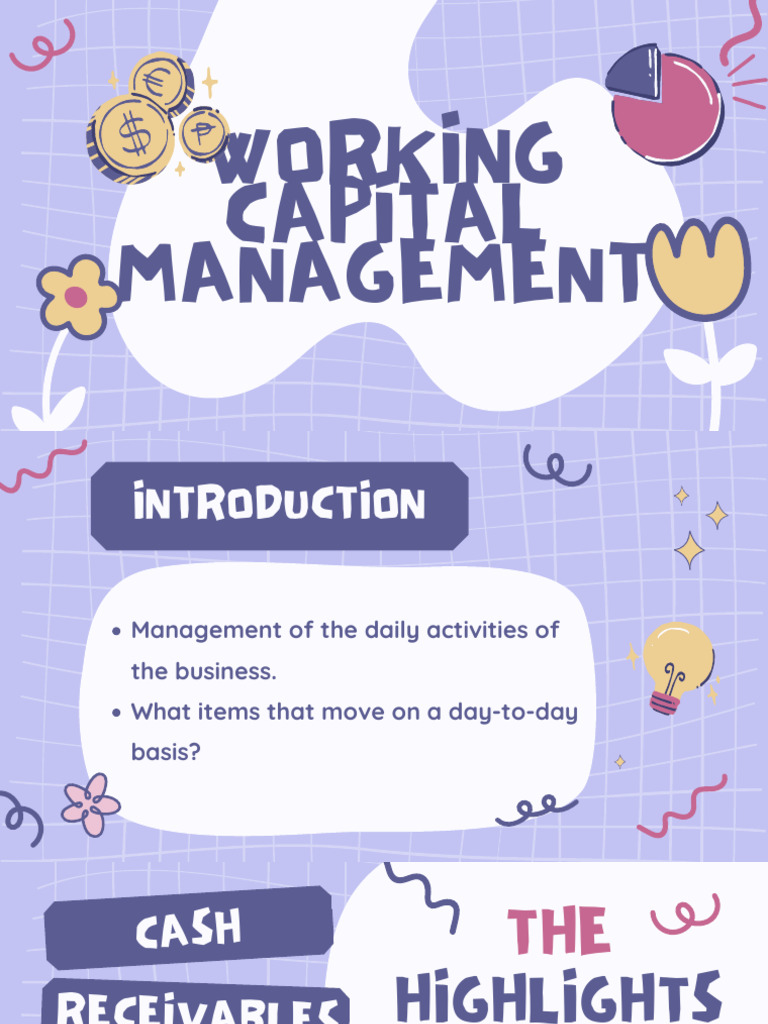 Working Capital Management | PDF | Inventory | Credit