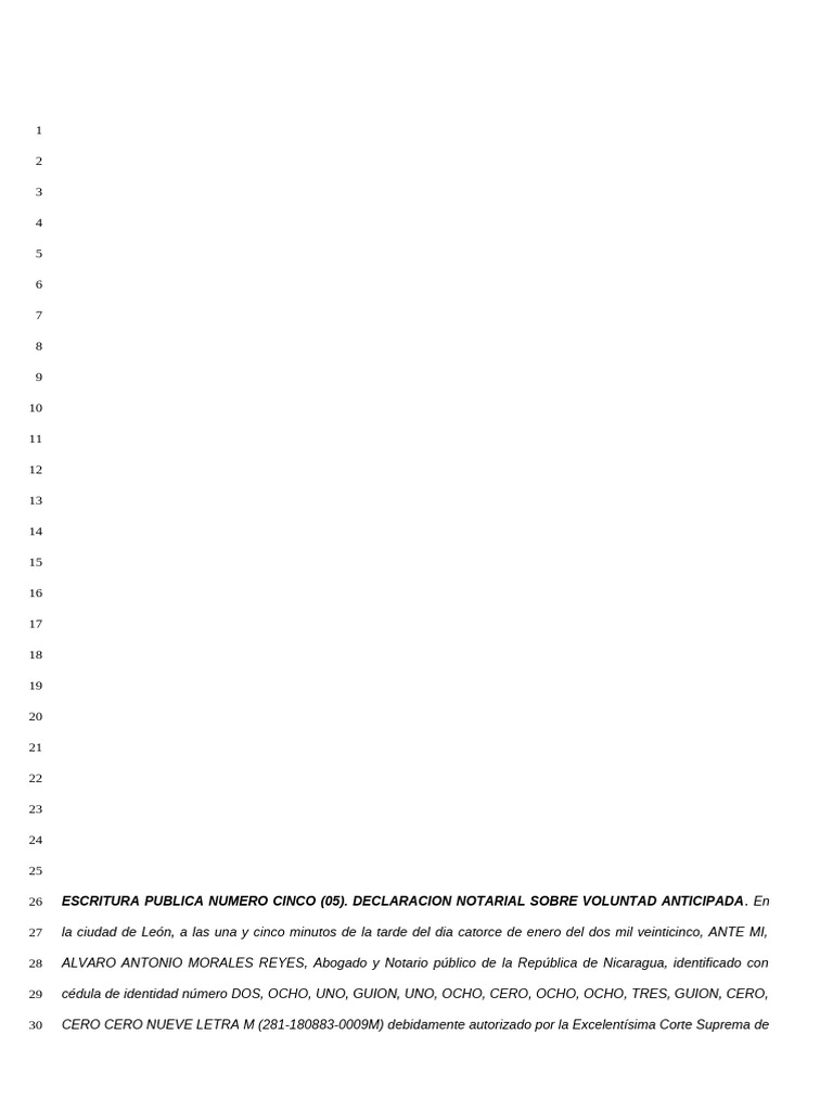 Declaracionnotarial Narvaez | PDF