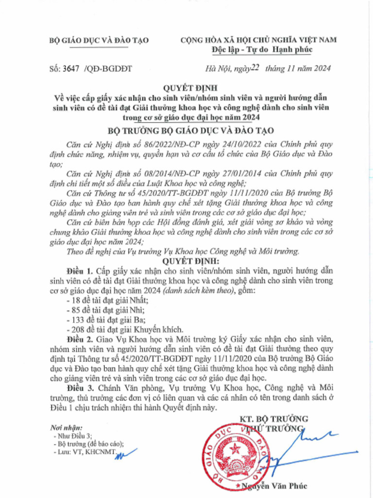 3647 QD BGDDT - Signed | PDF