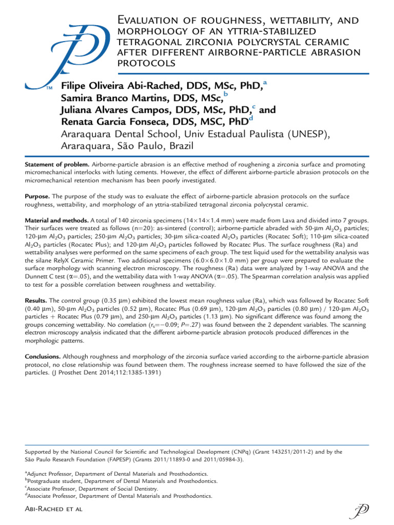 Abi-Rached | PDF | Wear | Abrasive