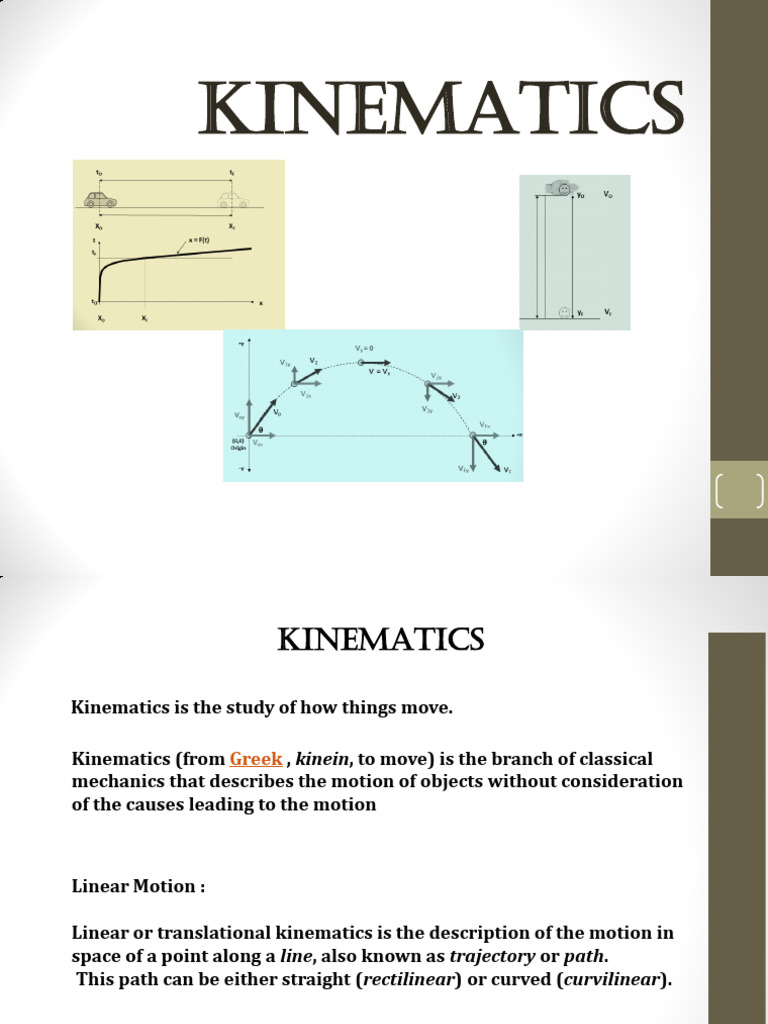 EngPhys- KINEMATICS CALULUS(3) | PDF | Kinematics | Acceleration
