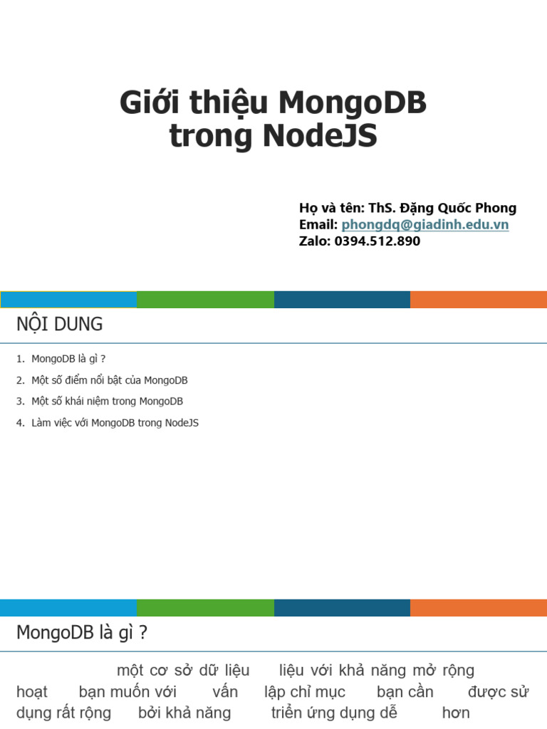 Tuan 5 - MongoDB | PDF