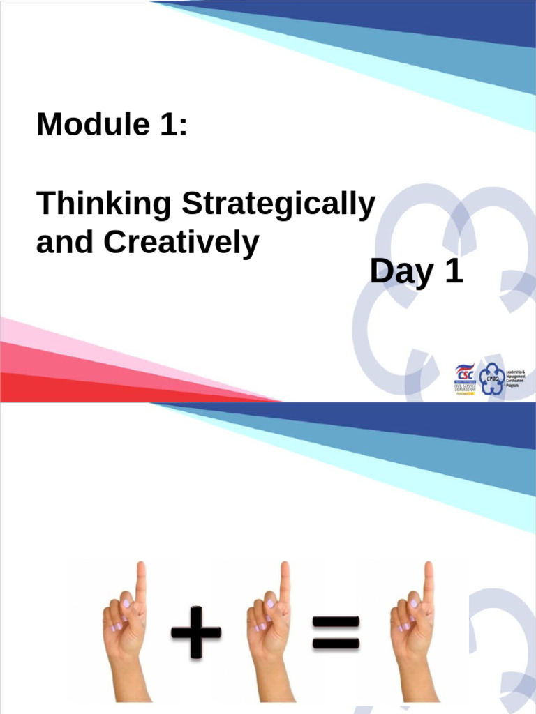 TSC 1 | PDF | Thought | Evaluation