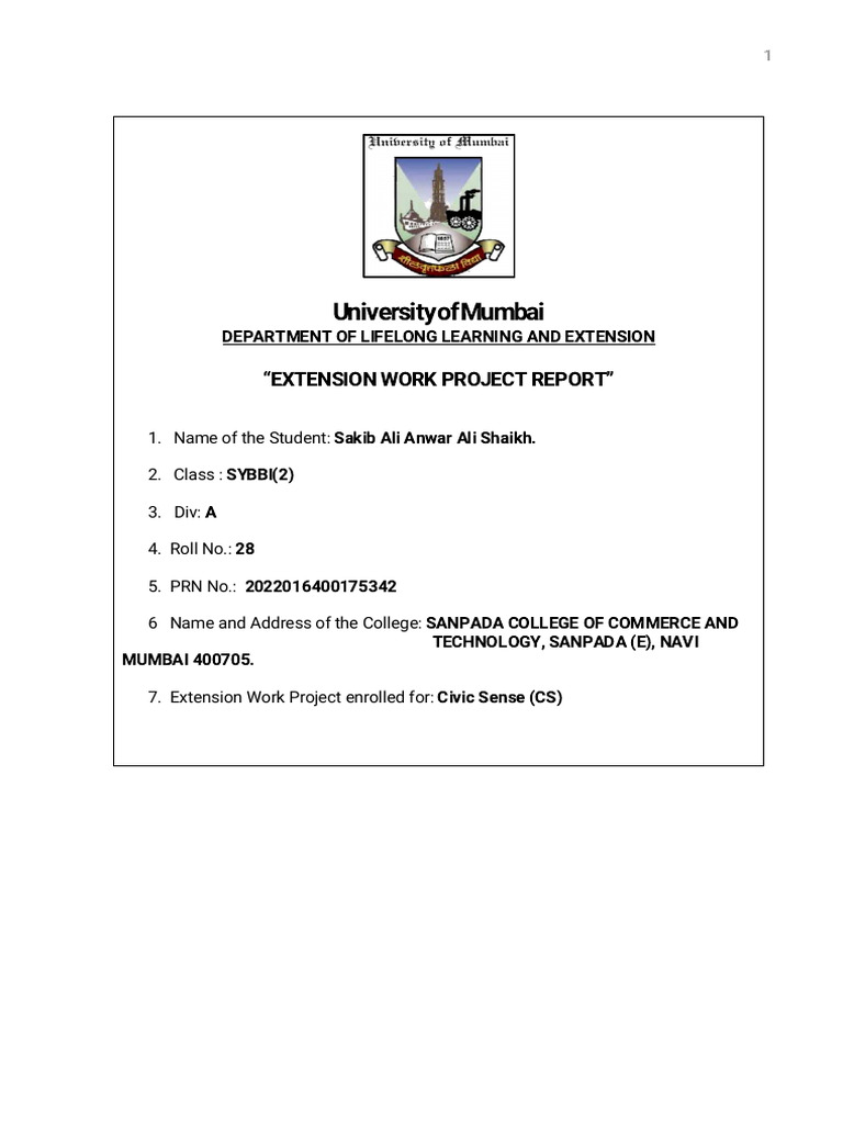 SYBBI_2 Sakib Ali Shaikh | PDF | Poverty | Poverty & Homelessness