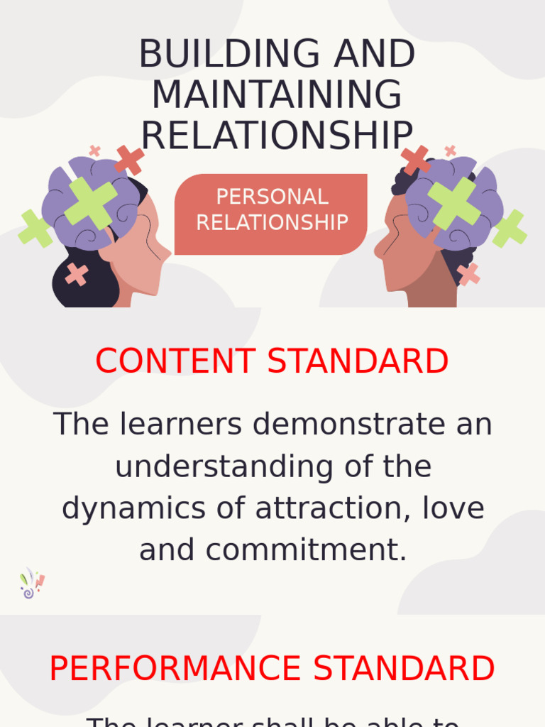 Perdev q2 Lesson3 Personal-relationship | PDF | Attachment Theory ...