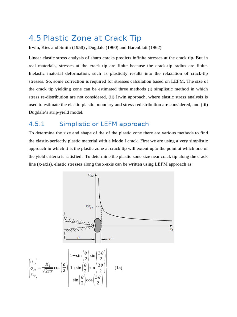 Chapter 5b - Elastic Plastic Fracture Mechancis | PDF | Fracture ...
