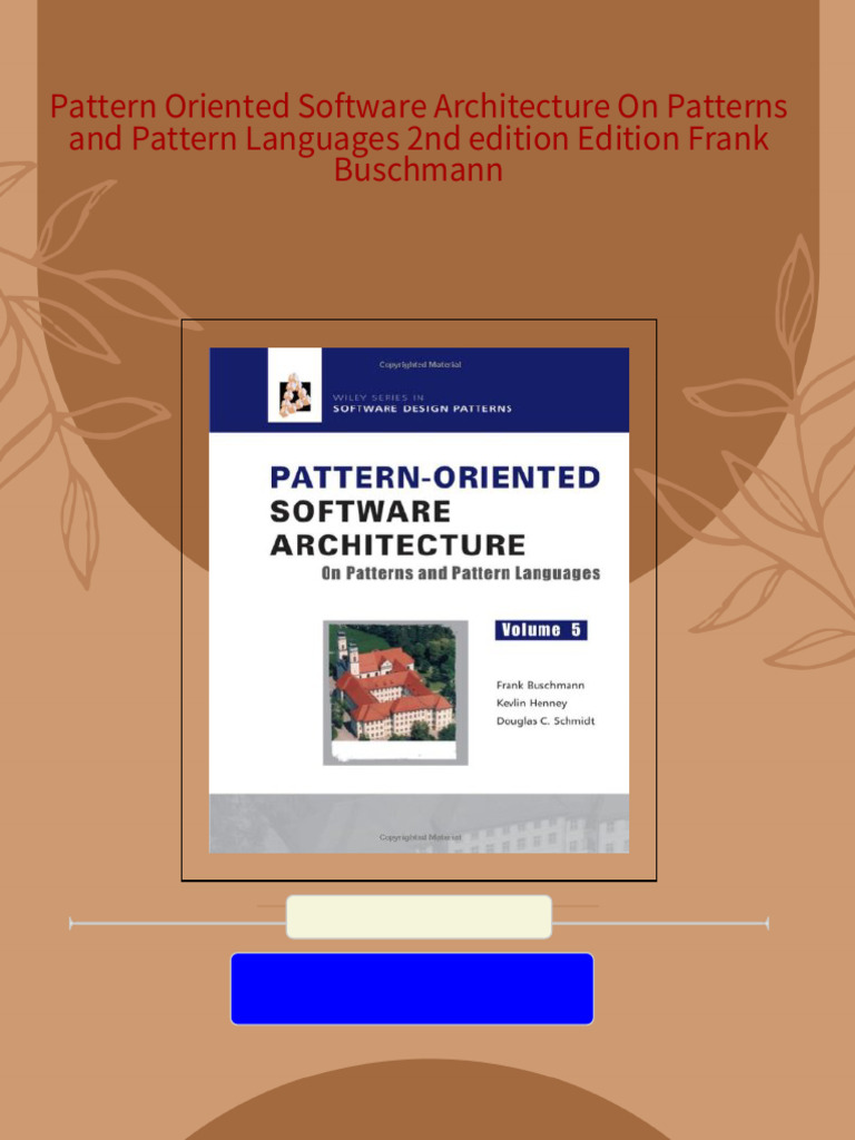 Instant ebooks textbook Pattern Oriented Software Architecture On ... Instant ebooks textbook Pattern Oriented Software Architecture On ...