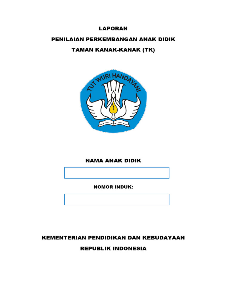 RAPOR TK DAN | PDF