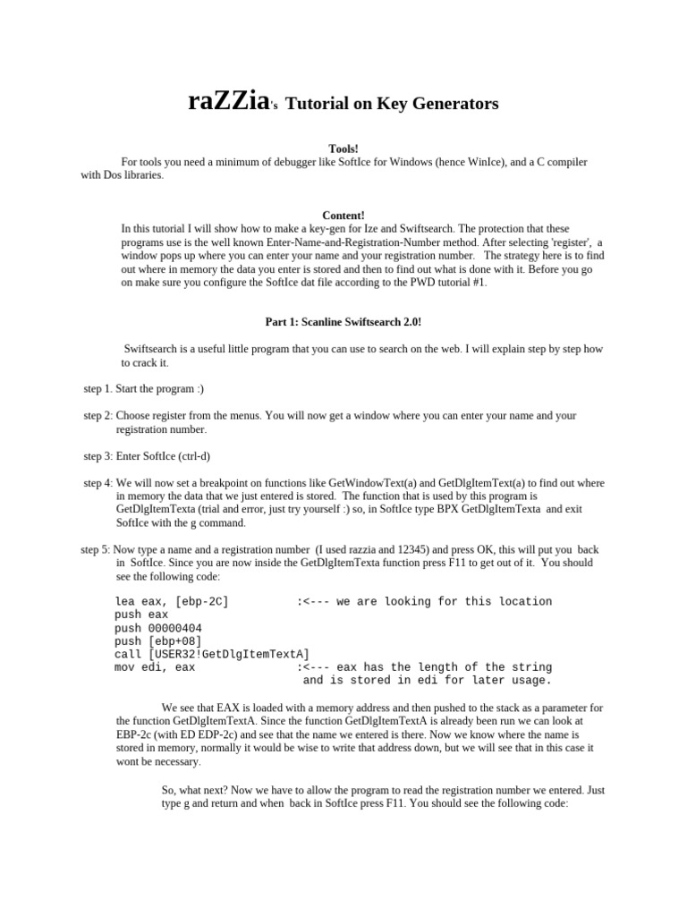 How to Make Key Generators | PDF | Software | Software Development