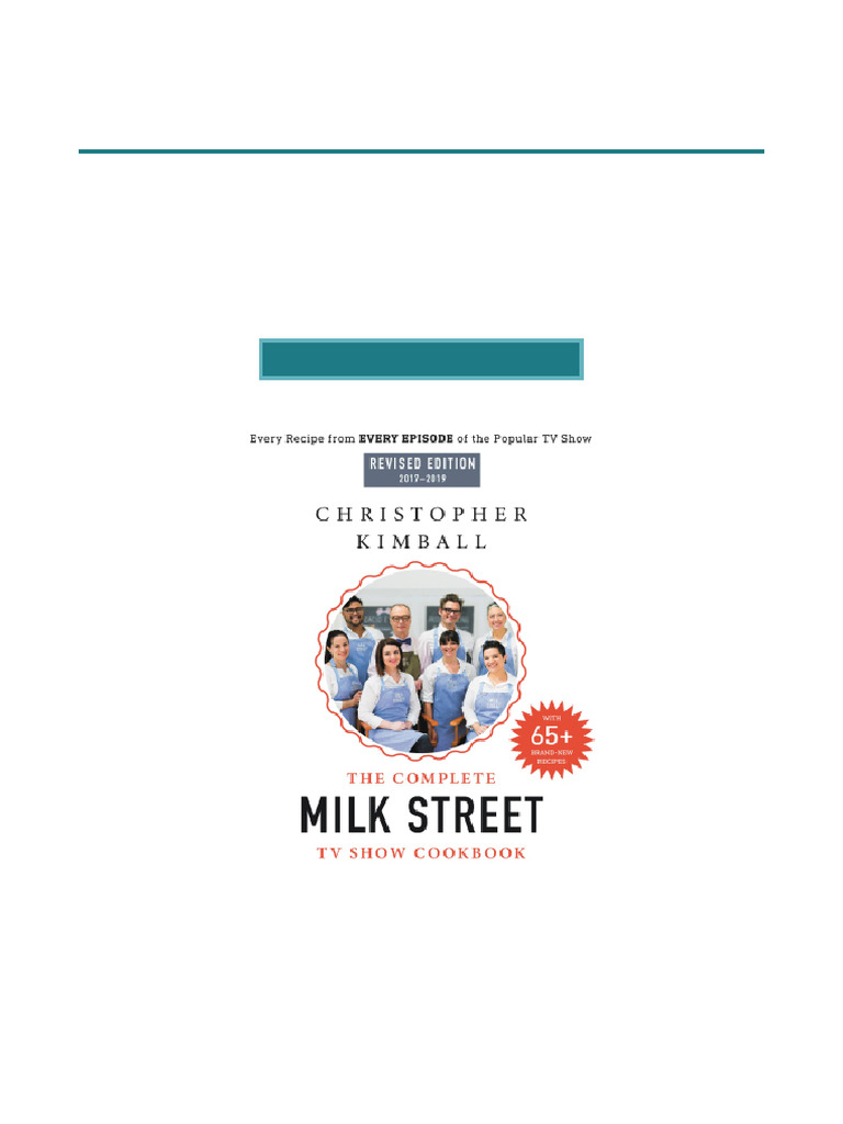 Milk Street TV Cookbook 2017-2019 | PDF