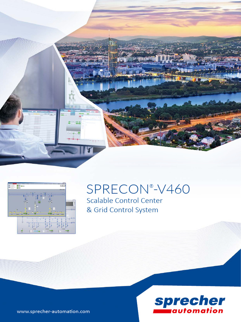 SPRECON-V460 12110133enf | PDF | Scada | User Interface