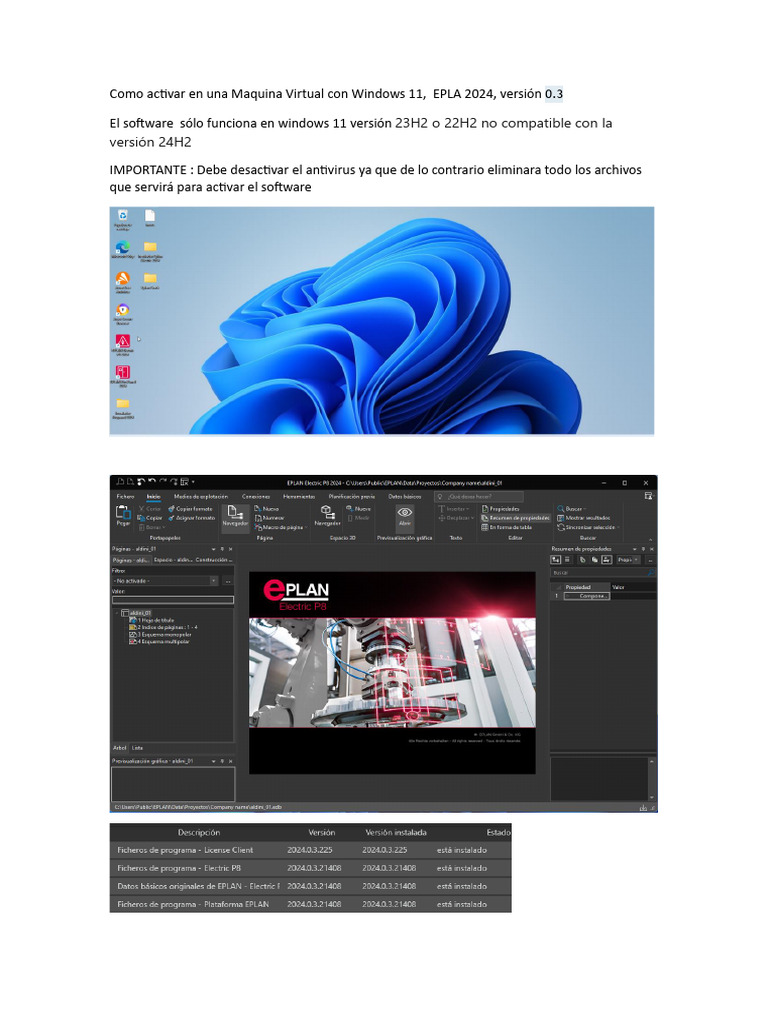 Manual Activación EPLAN 2024 P8 | PDF | Archivo de computadora | Software utilitario