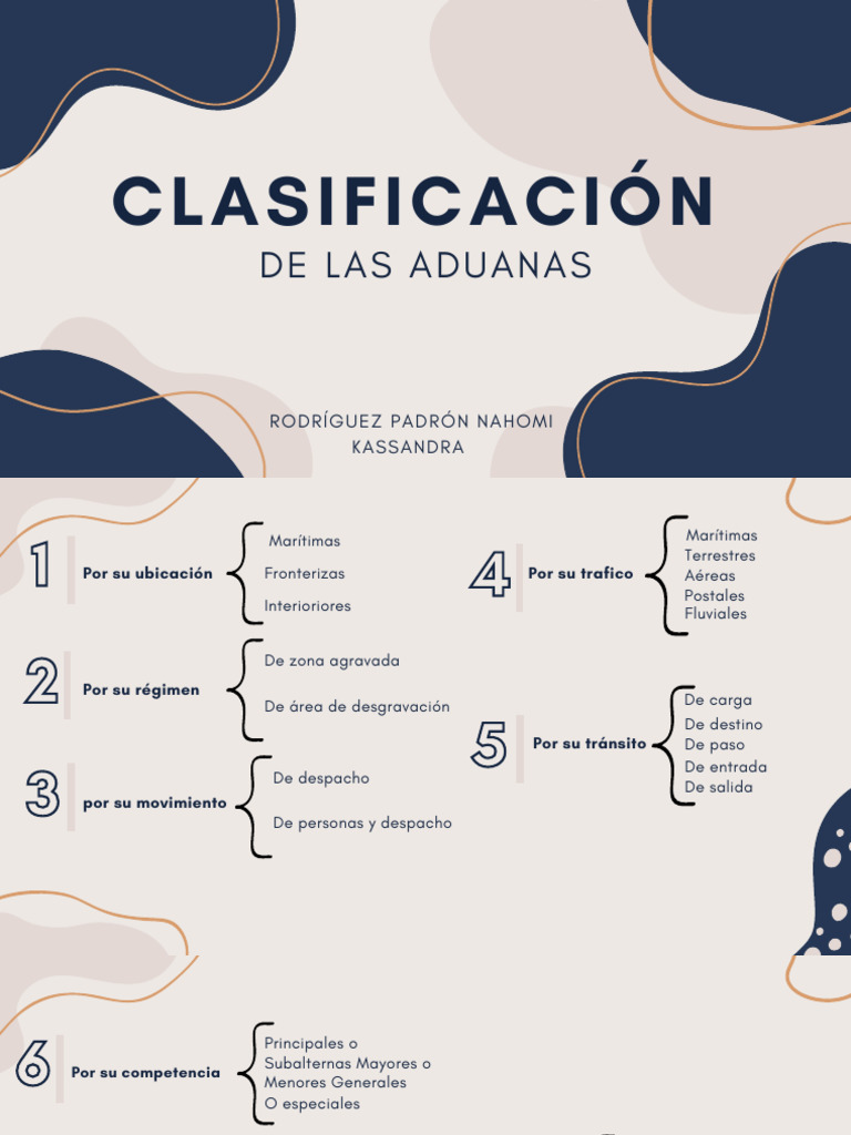 Clasificación de Las Aduanas | PDF | aduana | México