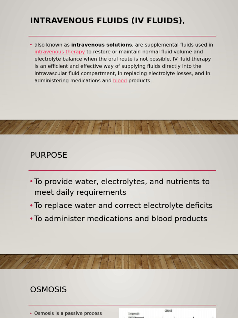 IV Sets | PDF | Intravenous Therapy | Osmosis