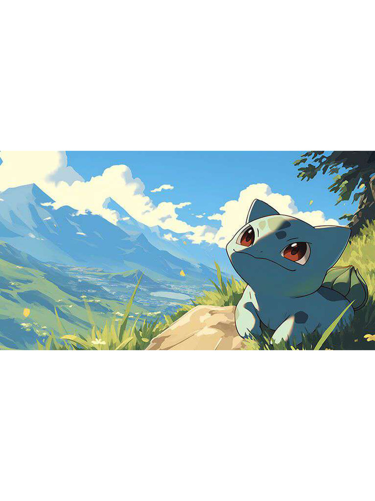 Pokemon Bulbasaur Landscape Desktop Wallpaper Cover | PDF