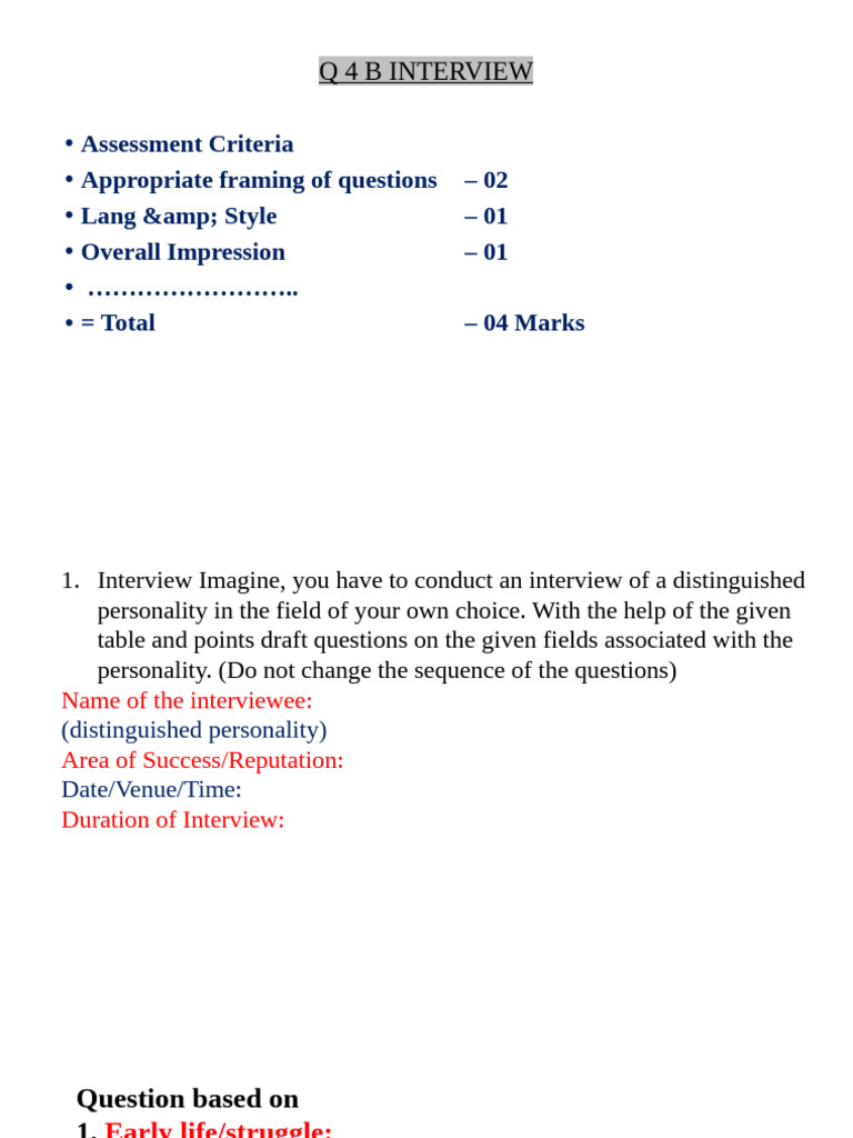 Interview Question | PDF
