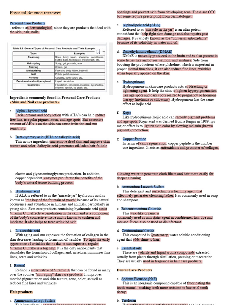 Physical Science - Reviewer | PDF | Force