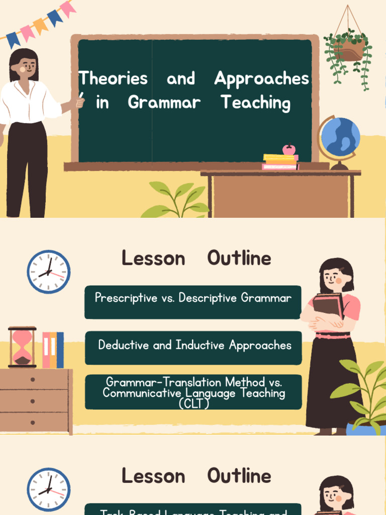 Theories and Approaches in Grammar Teaching | PDF | Grammar | Grammatical Tense