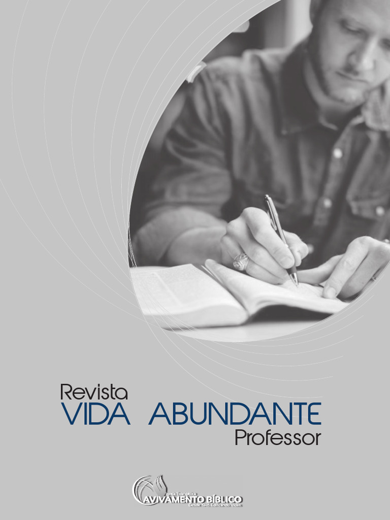 Vida Abundante - PROFESSOR | PDF | Pecado | Jesus