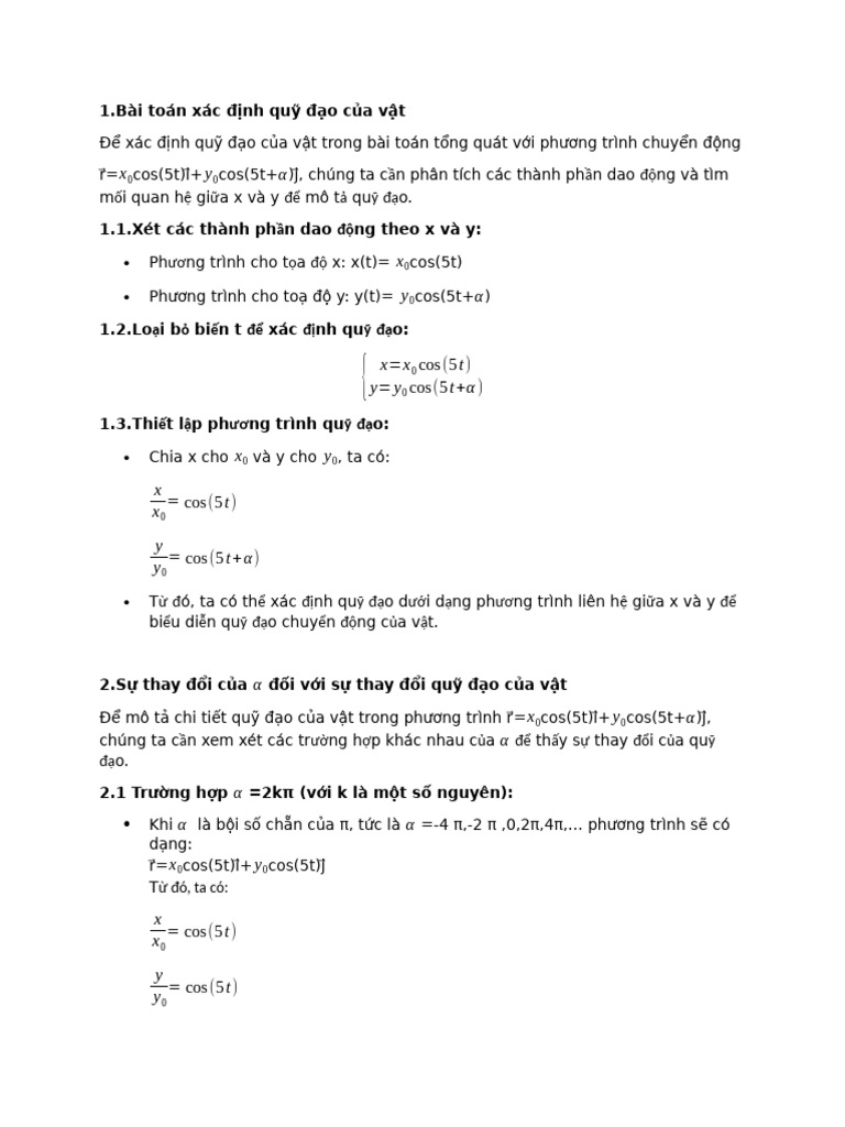 Công Thức Btl Vl1 | PDF