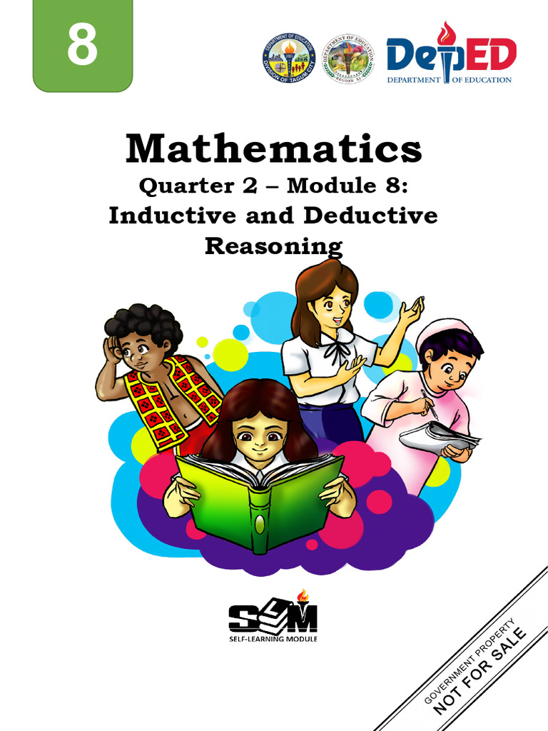 Math8q2 M8 Inductive Deductive Reasoning Edited | PDF | Learning | Inductive Reasoning