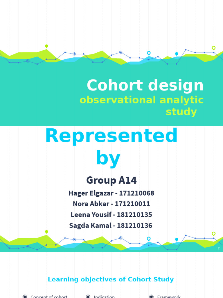 5.1 Cohort Design Issues & Analysis P1 | PDF