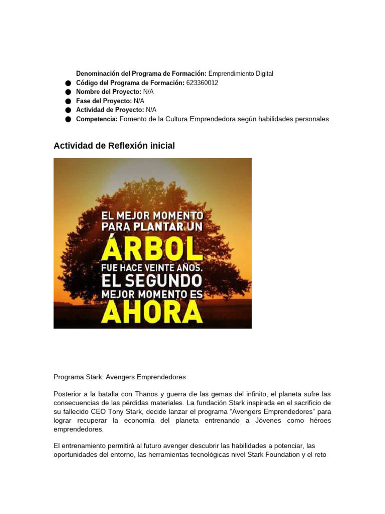 Actividad Reflexion Inicial Kevin Dario Ruedas | PDF