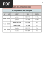 IBDP Examination Schedule _May 2025 | PDF