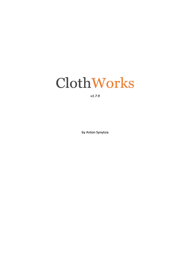 Clothworks | PDF