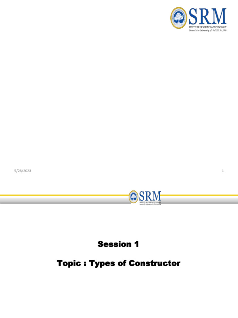 Unit 2 Methods and Polymorphism | PDF | Constructor (Object Oriented Programming) | Programming