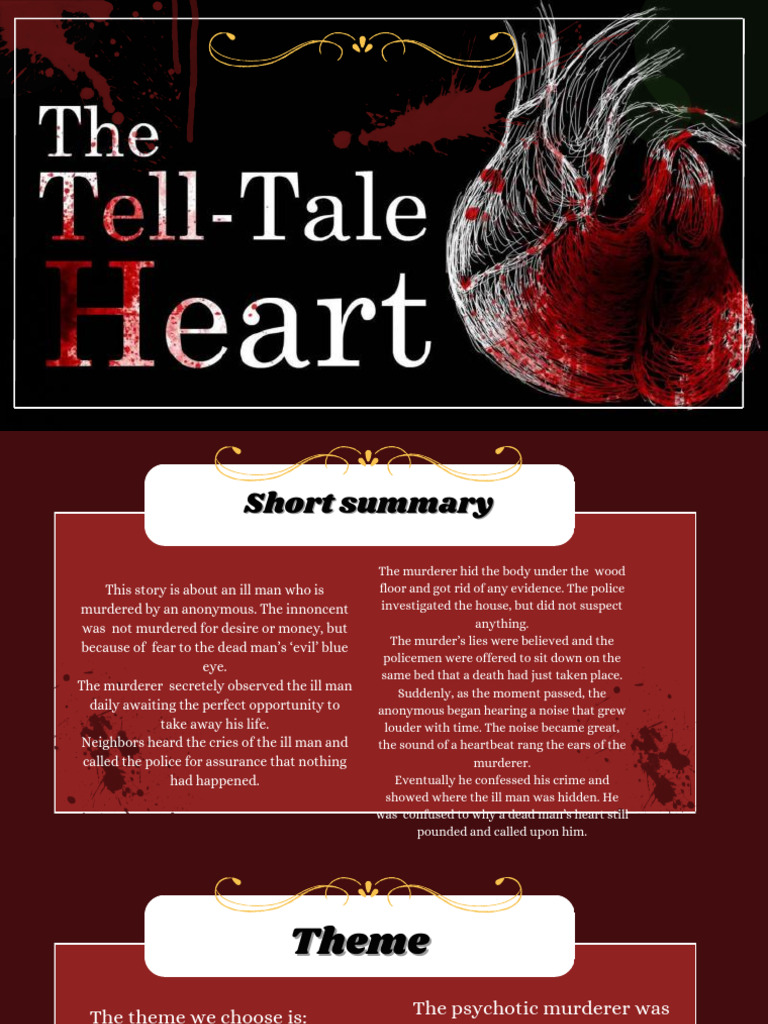 The Tell-Tale Heart: A Murder Confession | PDF