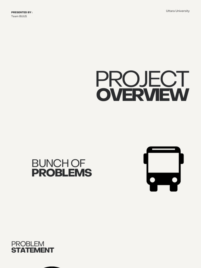 Team Zerone PPTX Project | PDF | Databases | Bus