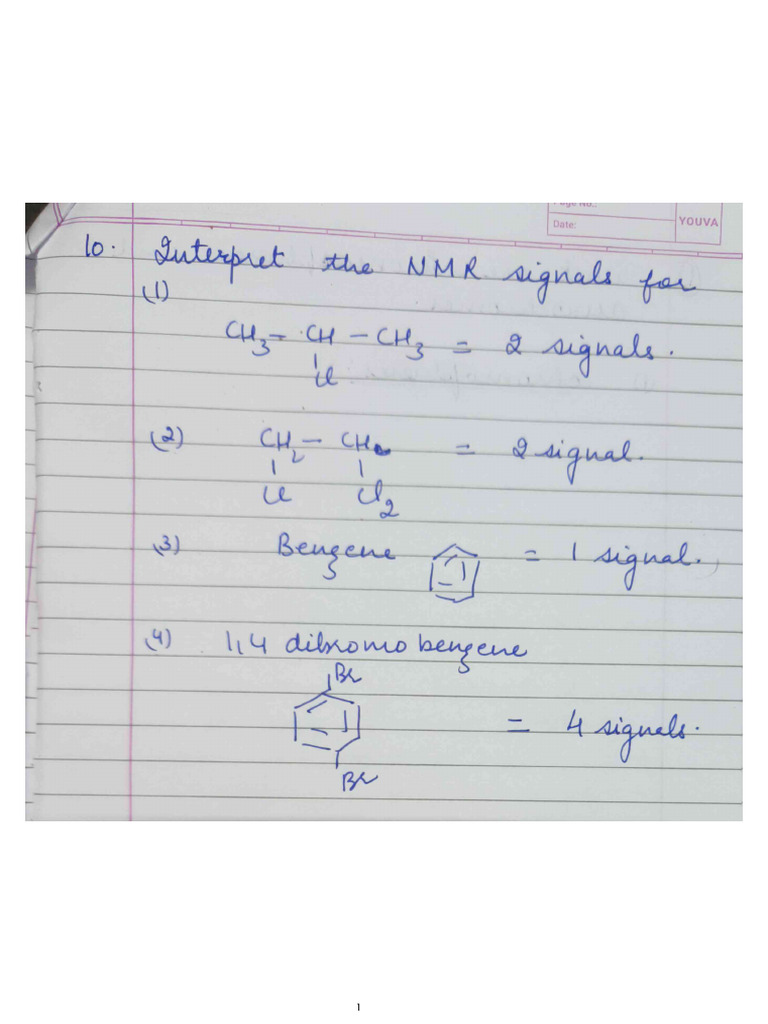 NMR Signals and Hard and Soft Water | PDF