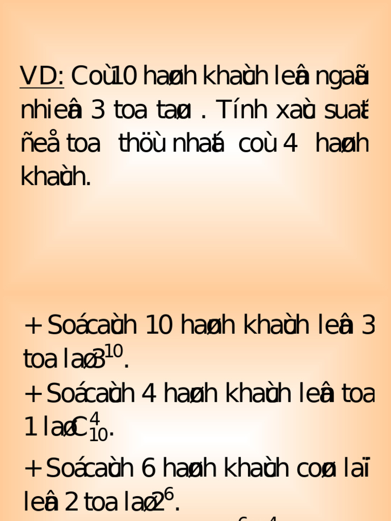 Xac Suat Thong Ke Dang Han Giaoanxs 1 | PDF