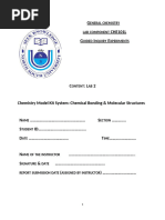 VSEPR Lab Using PhET Simulation | PDF | Atomic Physics | Molecular Physics