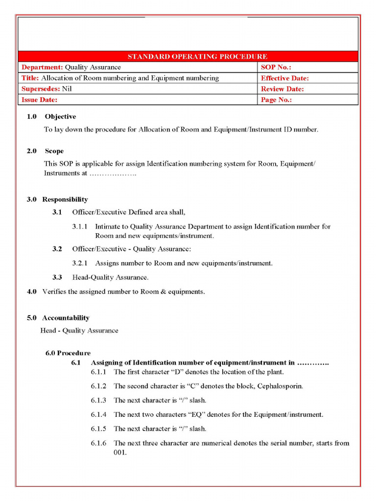Allocation of Room Numbering | PDF